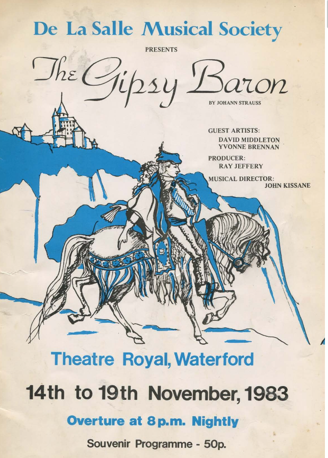 1983 – Show Programme – The Gypsy Baron – Waterford Theatre Archive